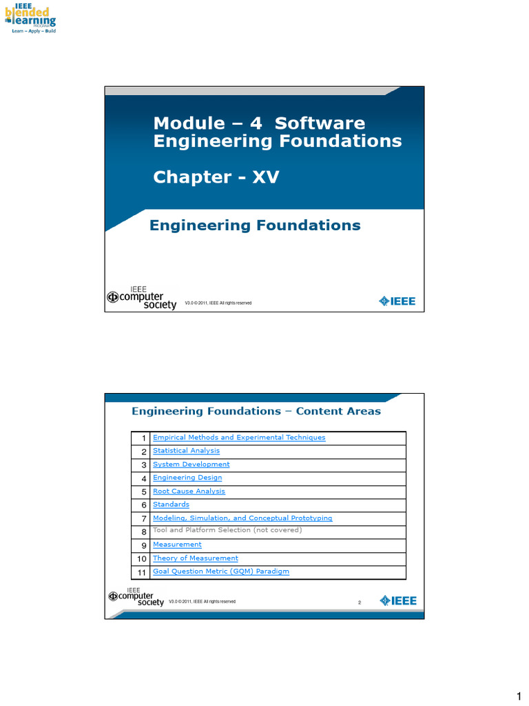 IEEE SCP Software Engineering Foundations - Student Handout | PDF ...
