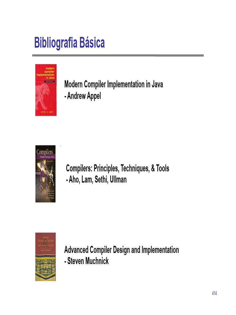 Compiladores - Blibliografia | PDF