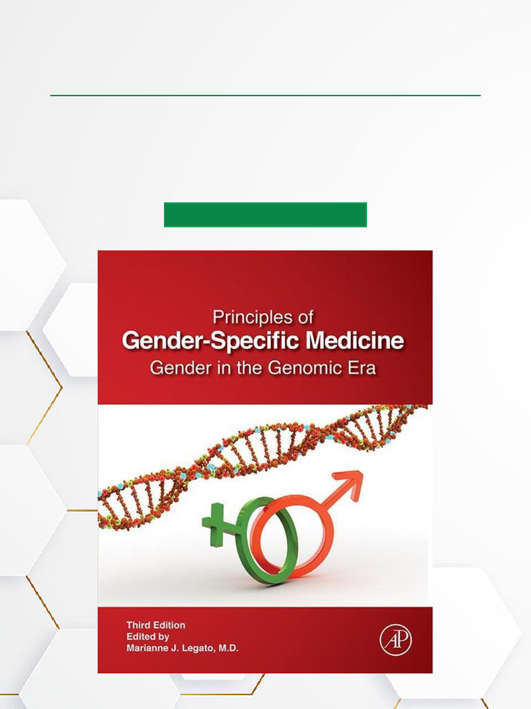 Principles of Gender Specific Medicine Gender in The Genomic Era 3rd ...