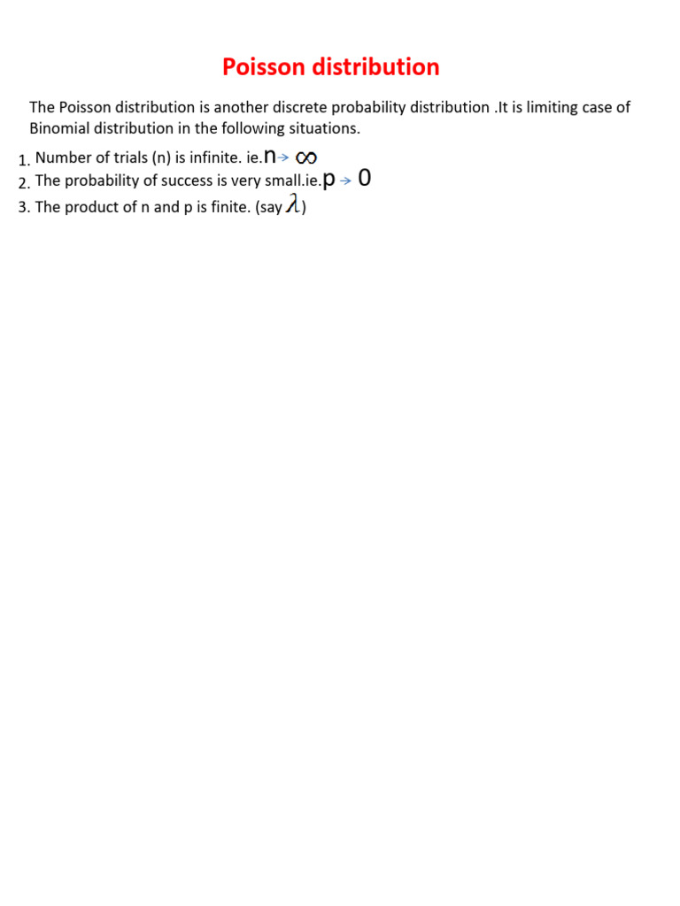 8) Poission Distribution | PDF | Probability Distribution | Poisson ...