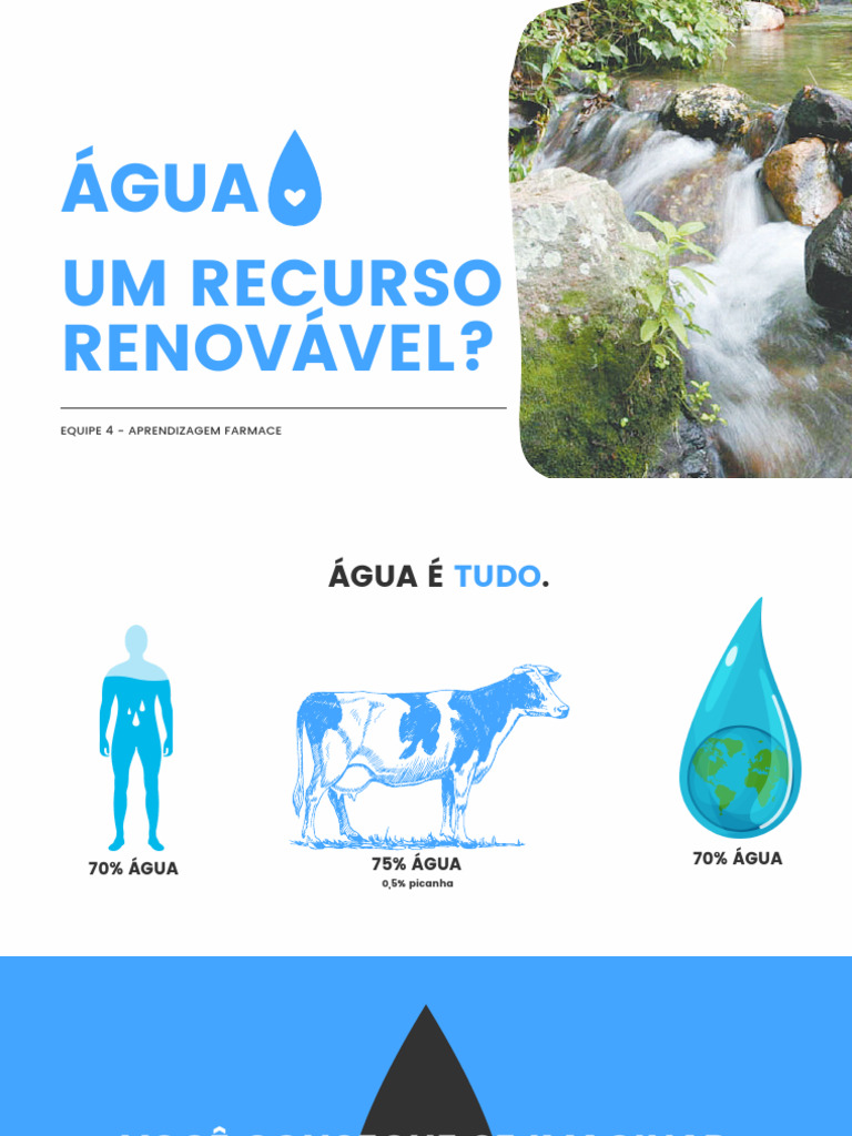 Água Muda o Mundo! | PDF | Água | Escassez de água