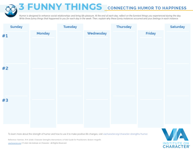 Final 3 Funny Things Worksheet 12 2021 R Logo | PDF