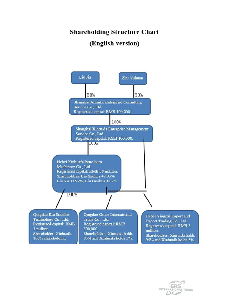 Shareholding Structure Chart | PDF