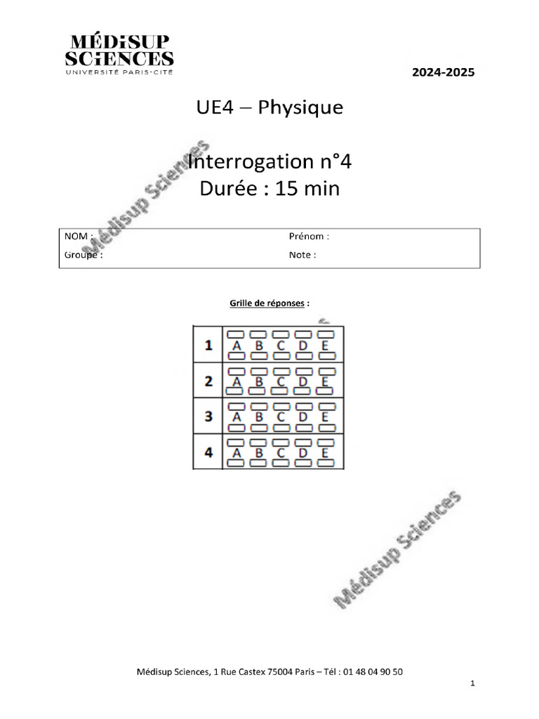 Séance 04 - Ondes - Acoustique | PDF