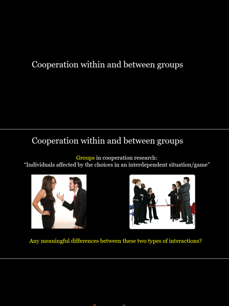 Intergroup Cooperation and Competition Dynamics | PDF | Cooperation ...