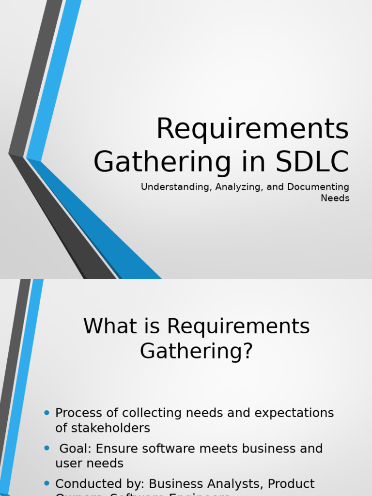 Requirements Gathering in SDLC | PDF | Ip Address | Computing