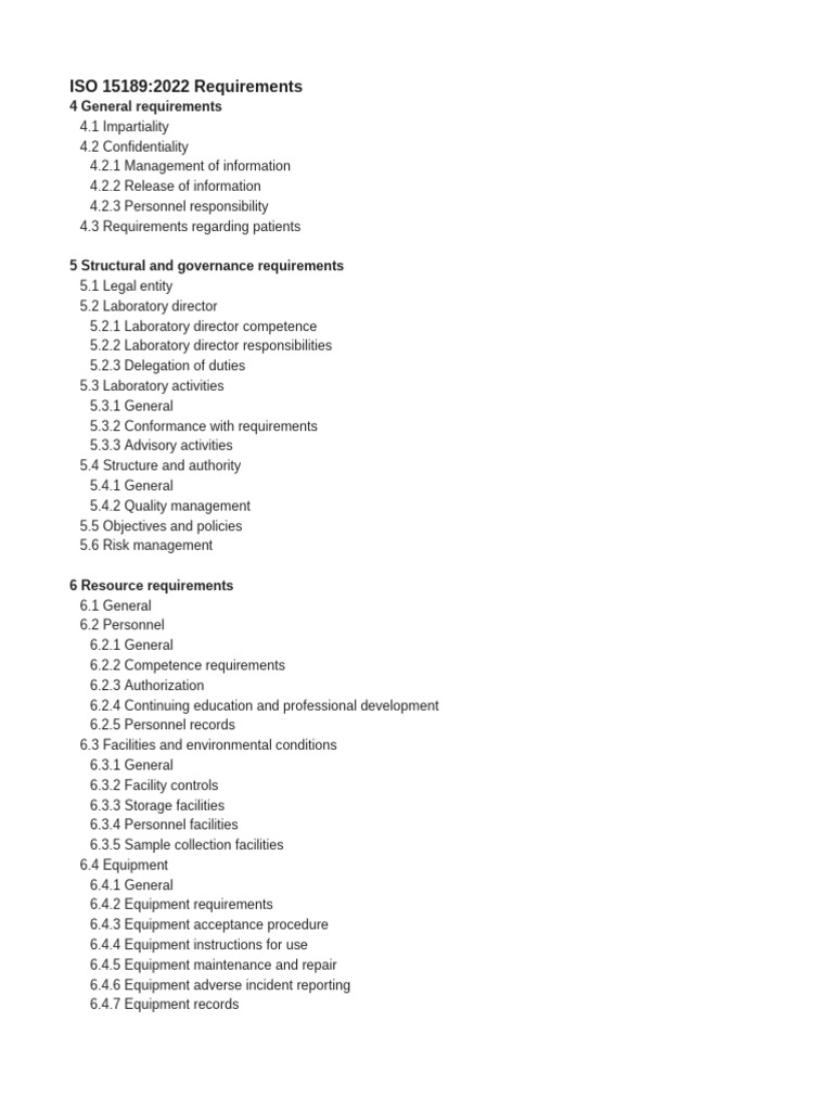 ISO 15189:2022 Laboratory Standards Guide | PDF | Metrology | Calibration