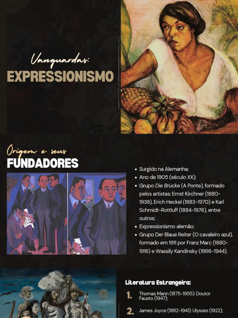 Vanguardas Expressionismo | PDF | Expressionismo | Movimentos artísticos