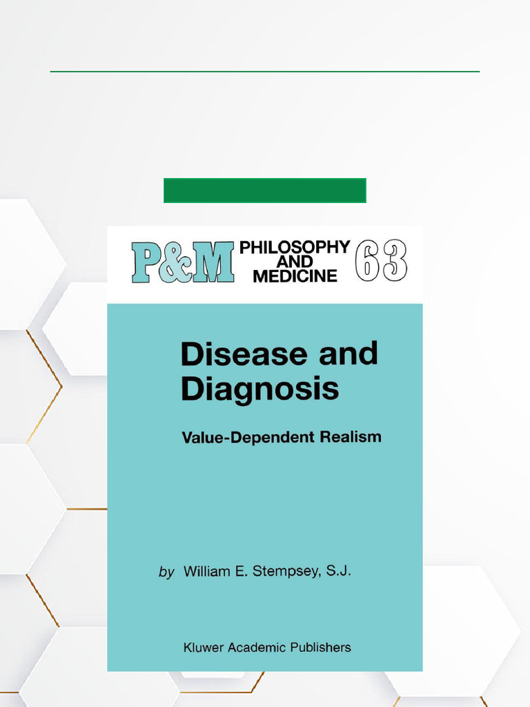 Disease and Diagnosis Value Dependent Realism Digital Download | PDF ...