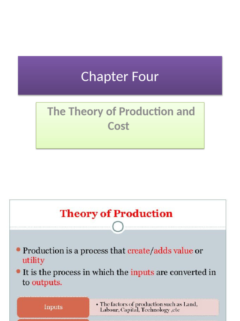 Chapter 4 Economics | PDF