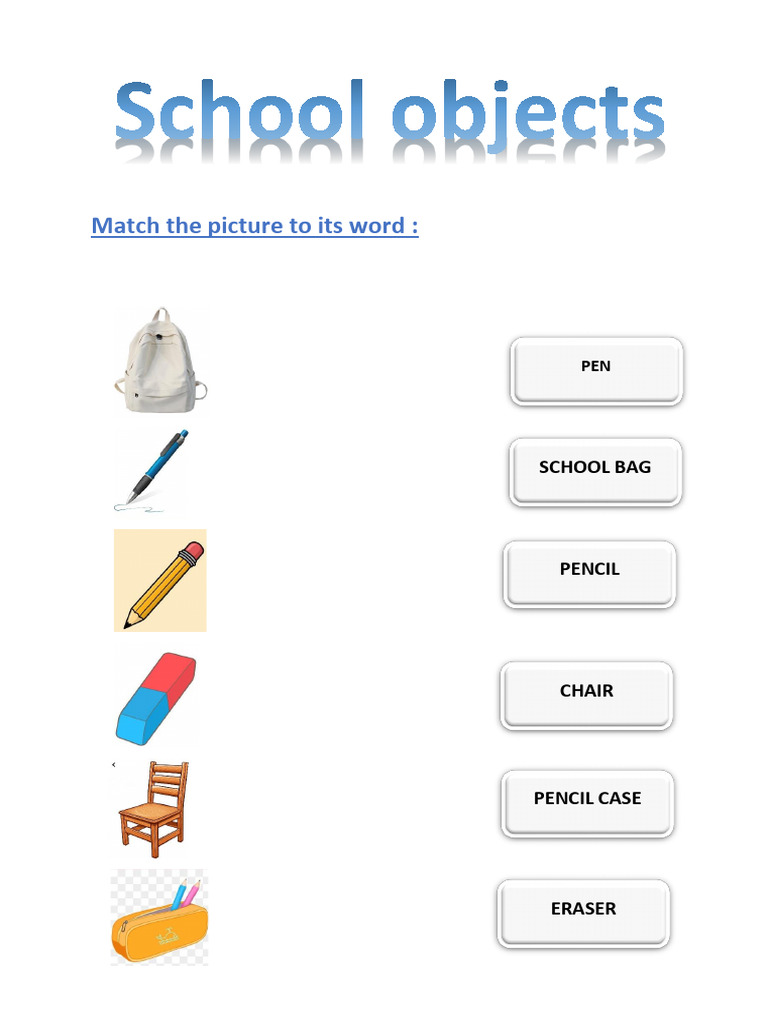 School Objects | PDF