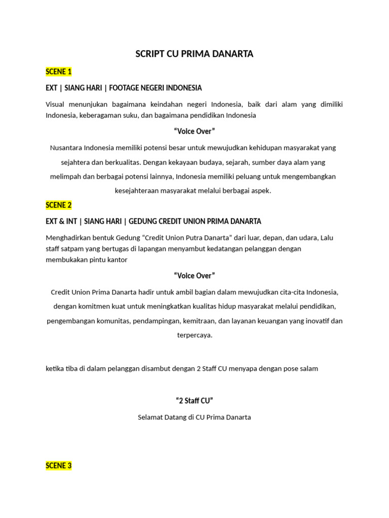 Mewujudkan Kesejahteraan Bersama CU Prima Danarta | PDF