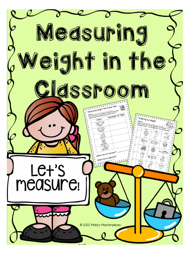 Measuring Weight in The Classroom: Let's Measure | PDF | Weighing Scale ...