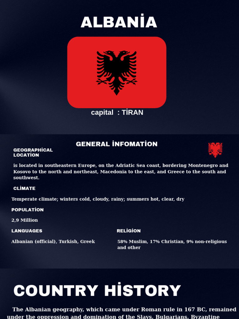 Albania: Geography, Culture, and Religion | PDF