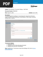 Automated Transmission RTW Checklist | PDF | Technology & Engineering ...