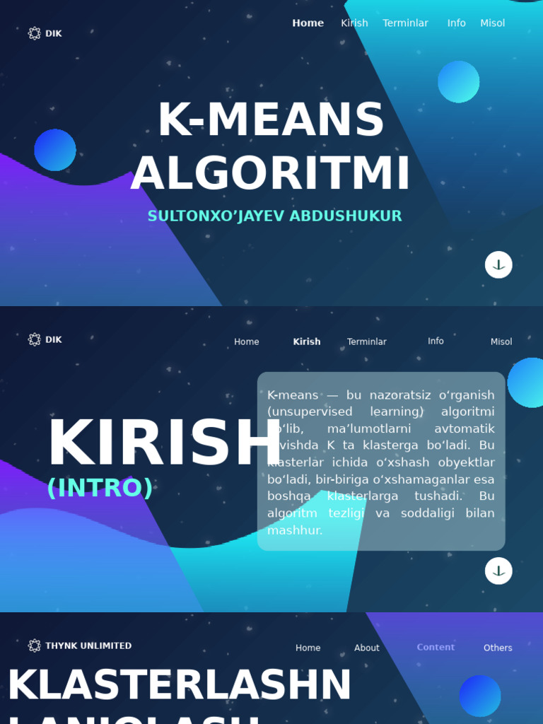 K Means Algoritmi | PDF