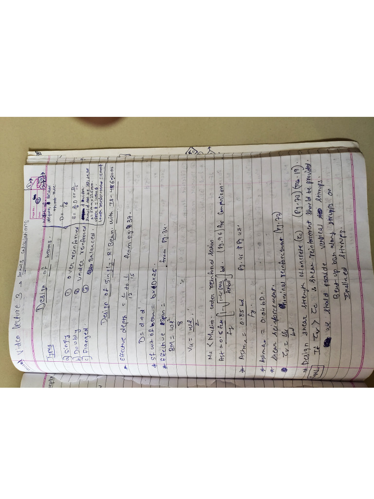 Design of RCC Members Steps | PDF