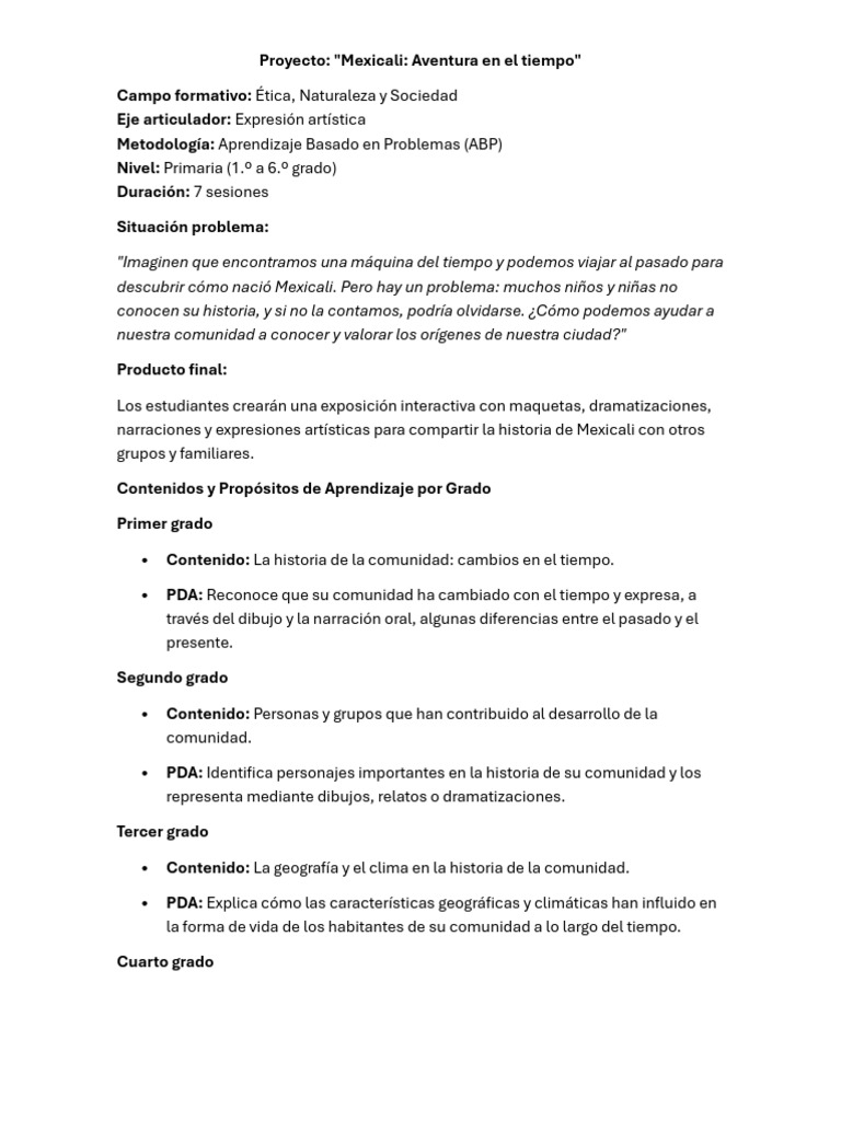 Dibujo y historia de Mexicali | PDF | Dibujo | Naturaleza