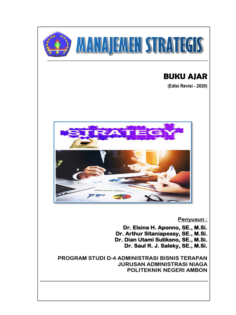 Manajemen Strategis - Buku Ajar | PDF
