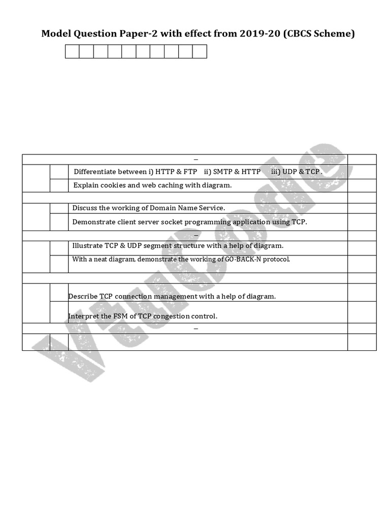 @vtucode - in Model Set 2 CN | PDF | Transmission Control Protocol | Networking Standards