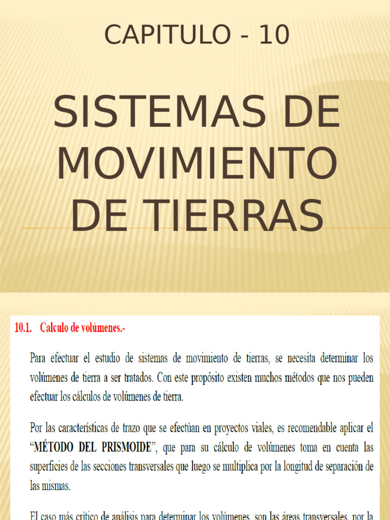 Cap-10-Sis de Mov de Tierras (Parte 1) - 1 | PDF