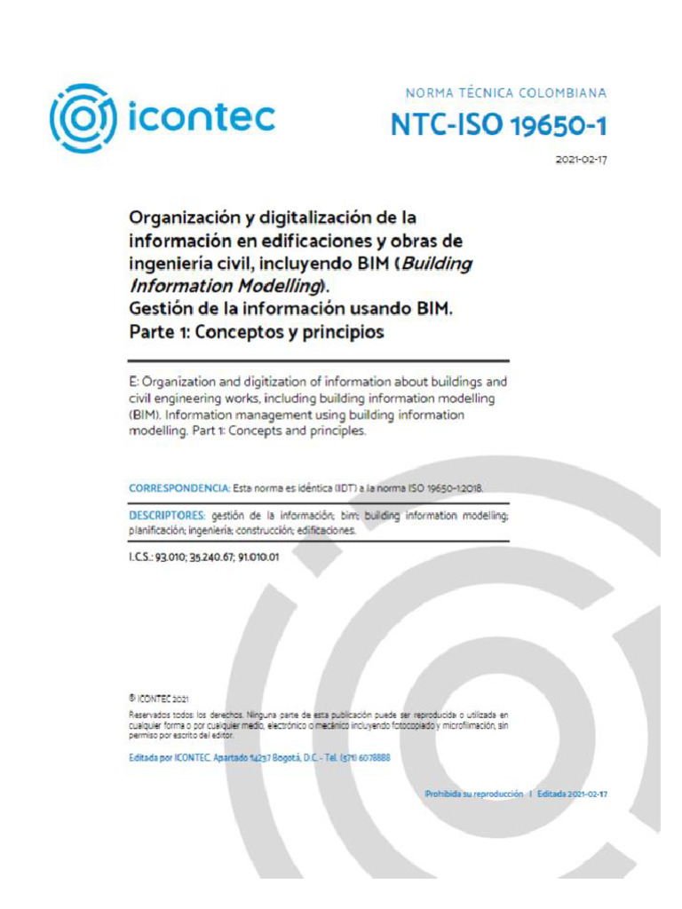Iso 19650-1-2021 | PDF