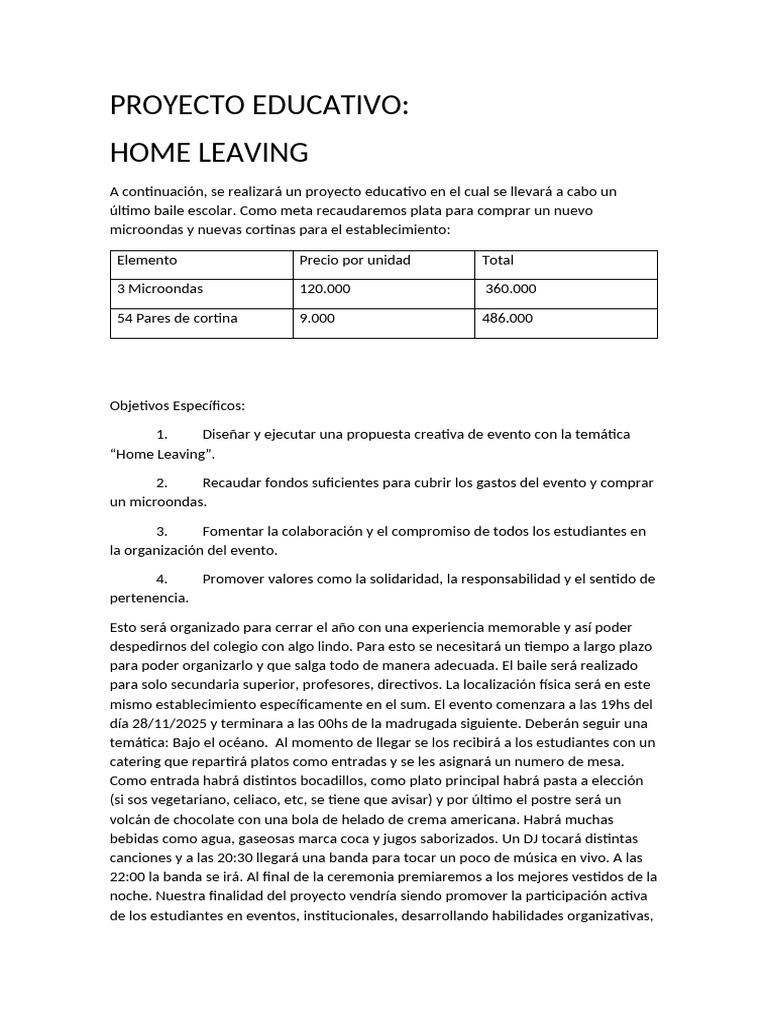Proyecto Educativo Christoffersen Ingrid, Rodríguez Lucía y Lamas ...