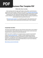 Business Plan Format PDF Guide | PDF | Business Plan | Business