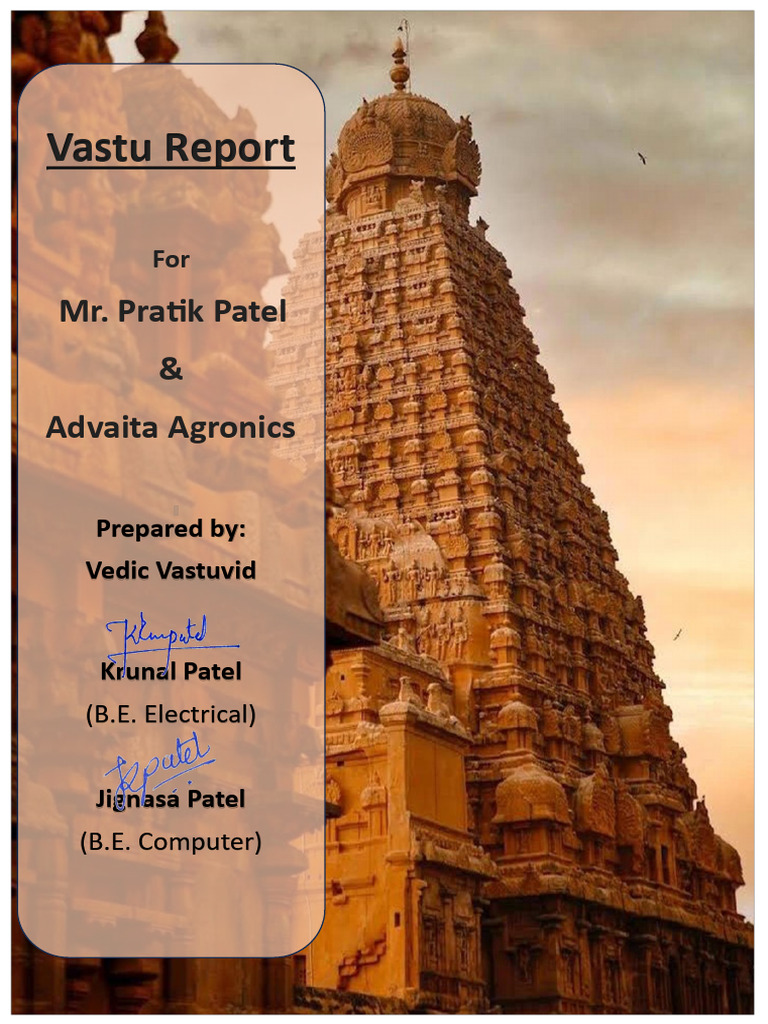 Advaita Agronics-Vastu Report | PDF