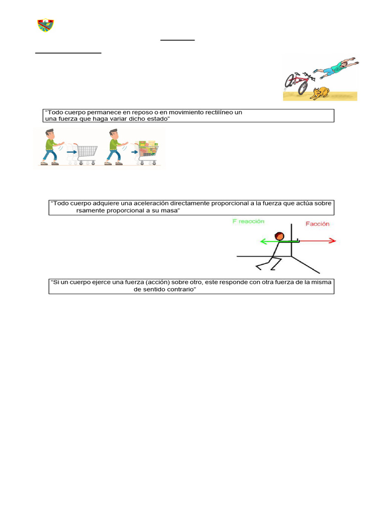 Leyes de Newton y Problemas Resueltos | PDF | Las leyes del movimiento ...