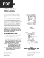 Installation Instructions Models Xtri-S / Xtri-D / Xtri-R: Building ...