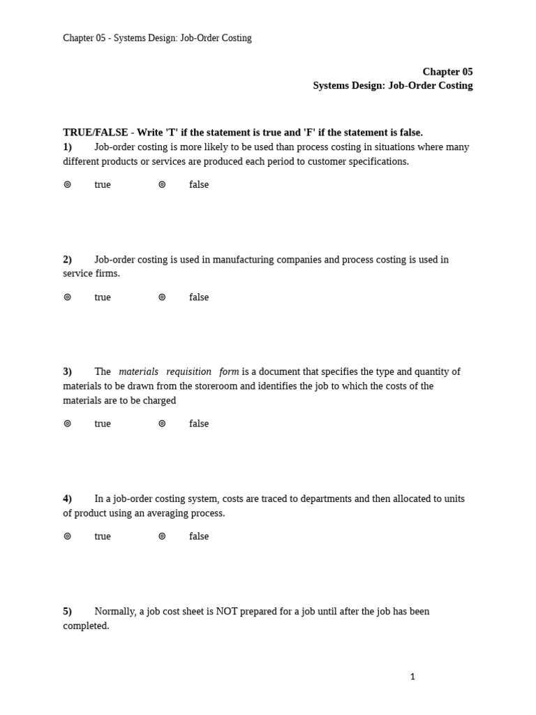Libby 12ce tb05 | PDF | Cost Of Goods Sold | Inventory