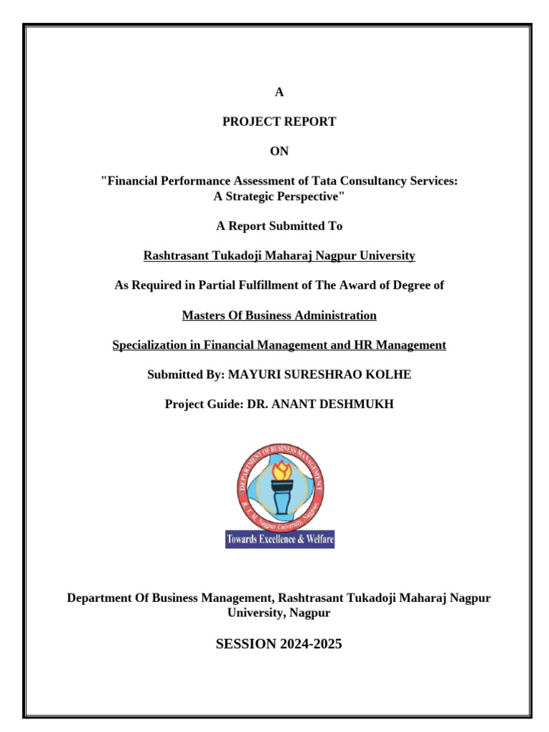 TCS Financial Performance Assessment 2025 | PDF | Dividend | Equity ...