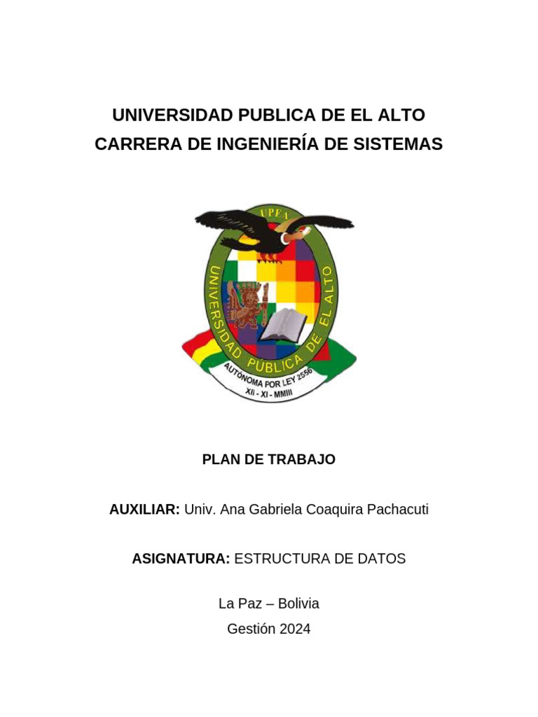 Propuesta de Estructura de Datos | PDF | Enseñando | Aprendizaje