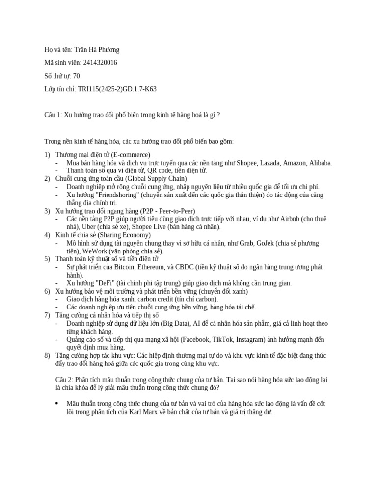 KT chính trị btvn 4 | PDF