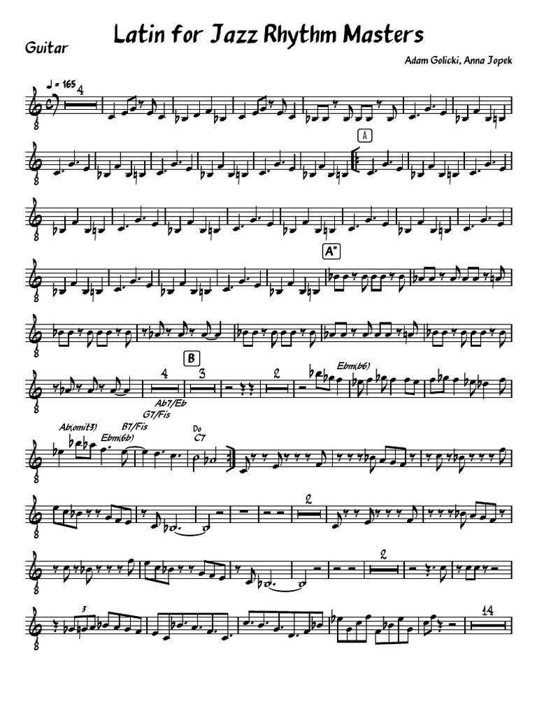 Jazz Guitar Rhythm Techniques | PDF