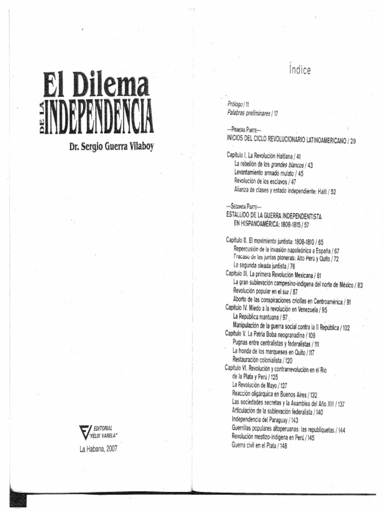 Guerra Vilaboy Sergio - El Dilema de L Aindependencia - Pp. 203-216 | PDF