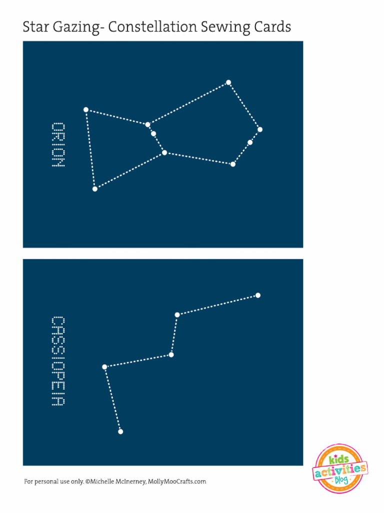Constellation Sewing Cards3 | PDF