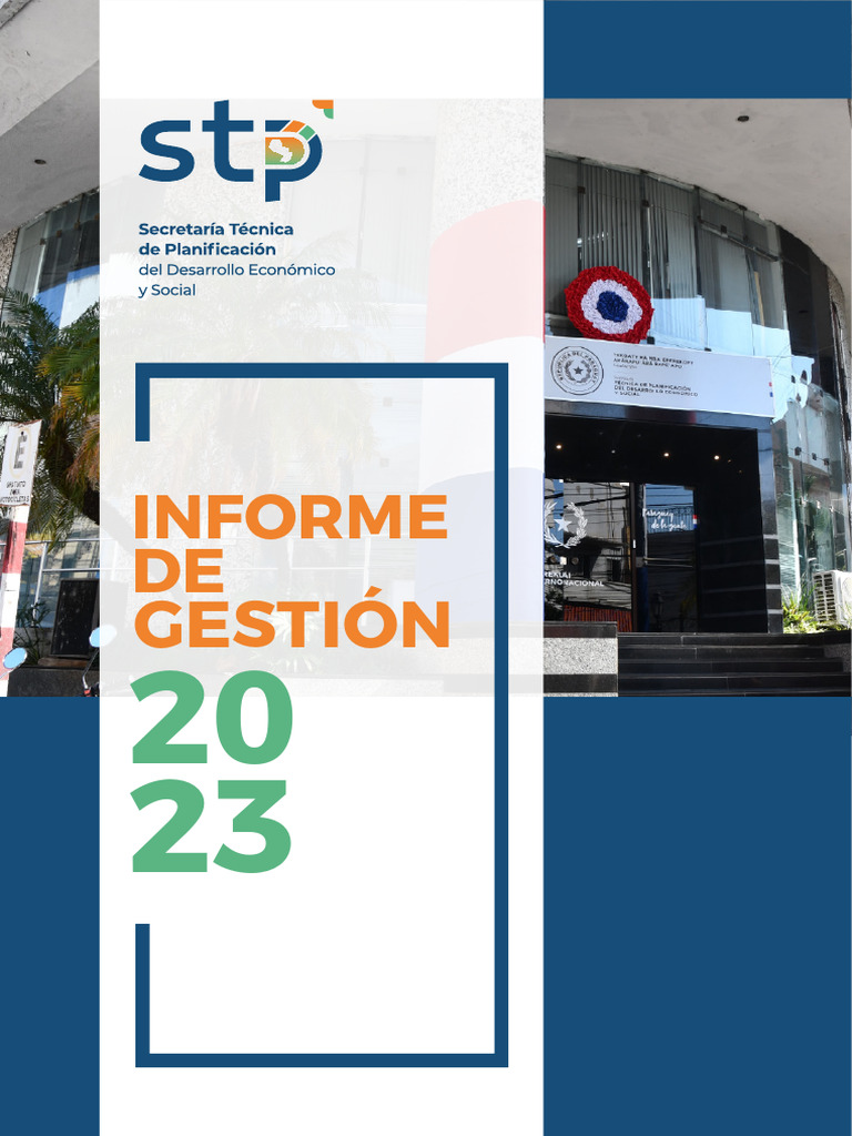 Informe STP 2023 Version Final 14 08 | PDF | Planificación | Ministerio (Departamento de Gobierno)