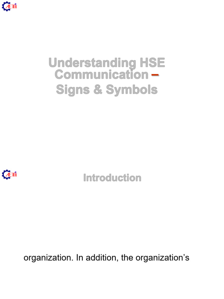 Understanding HSE Communication - 3 | PDF | Risk | Communication