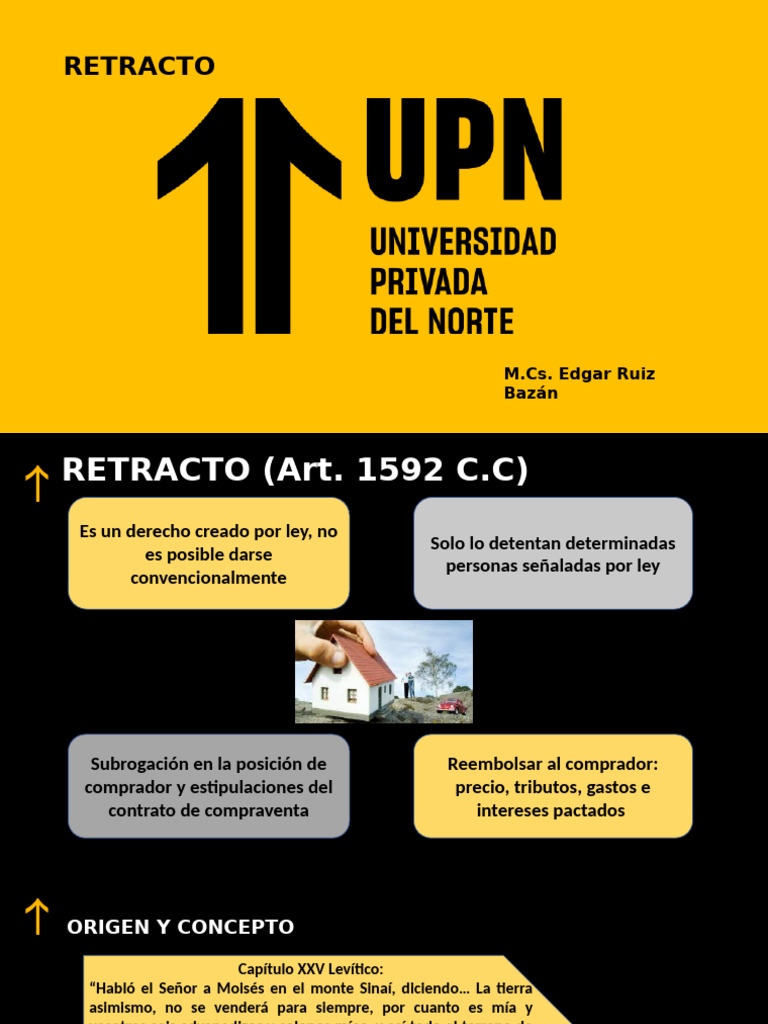 Upn 1. Retracto | PDF | Pagos | Ley común