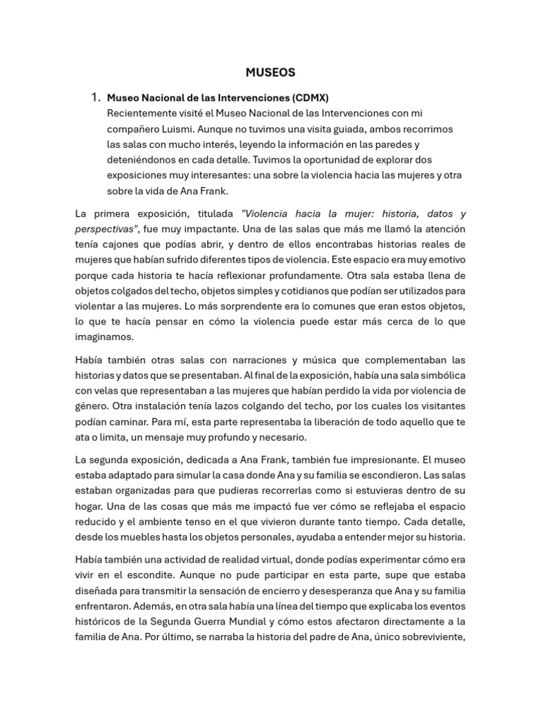 MUSEOS | PDF | Museo