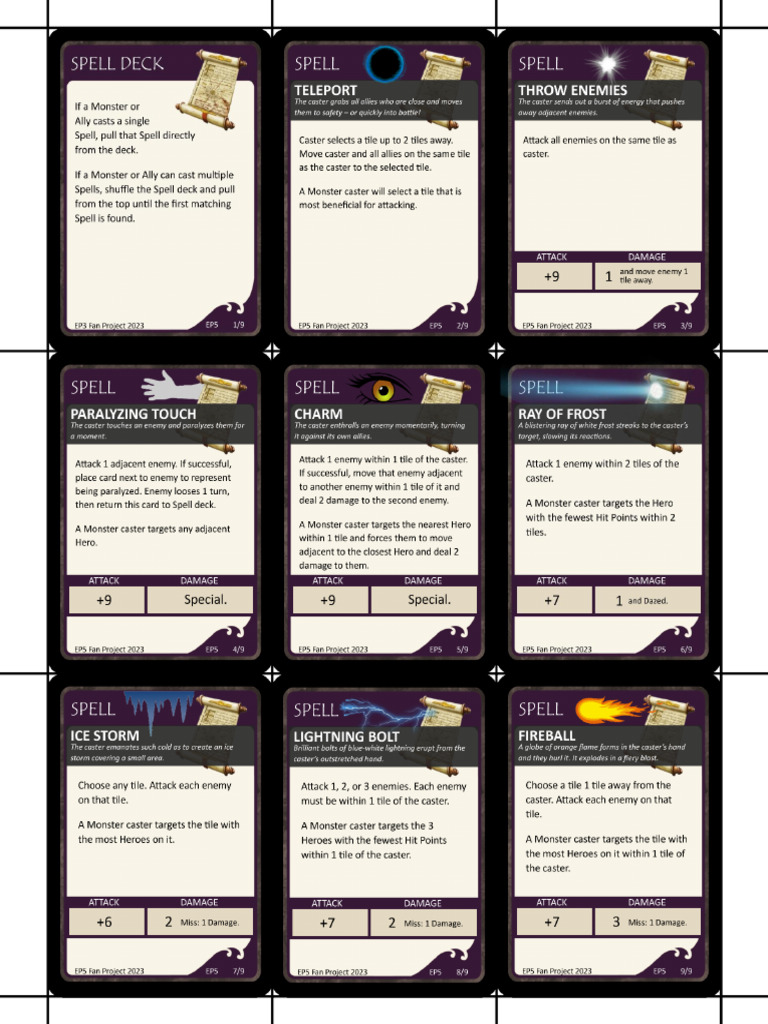 E5 Spell Deck Letter | PDF