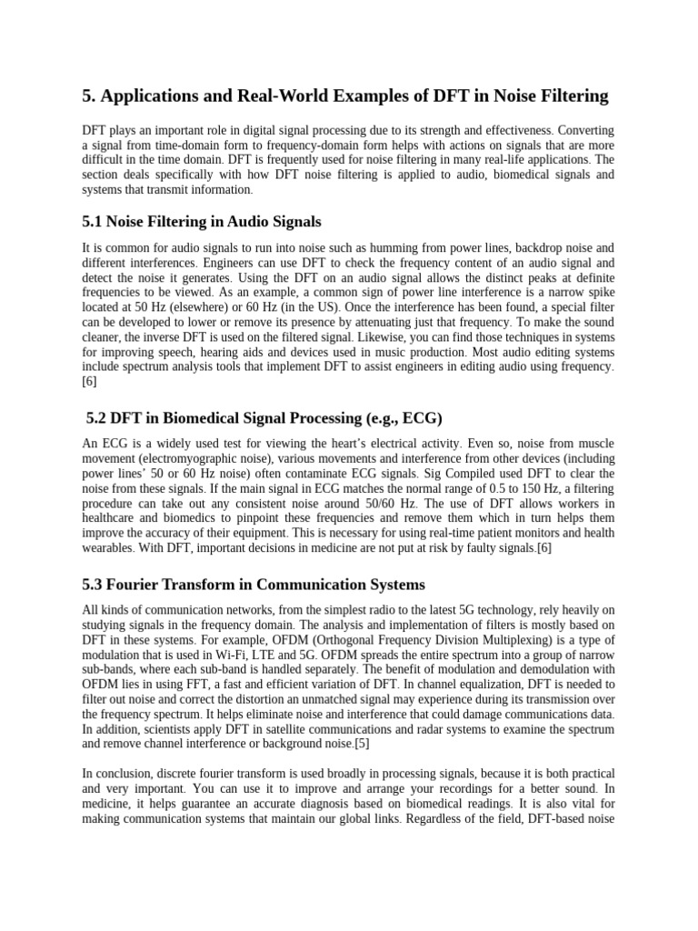 Basics of Digital Fourier Transform | PDF | Discrete Fourier Transform | Orthogonal Frequency ...