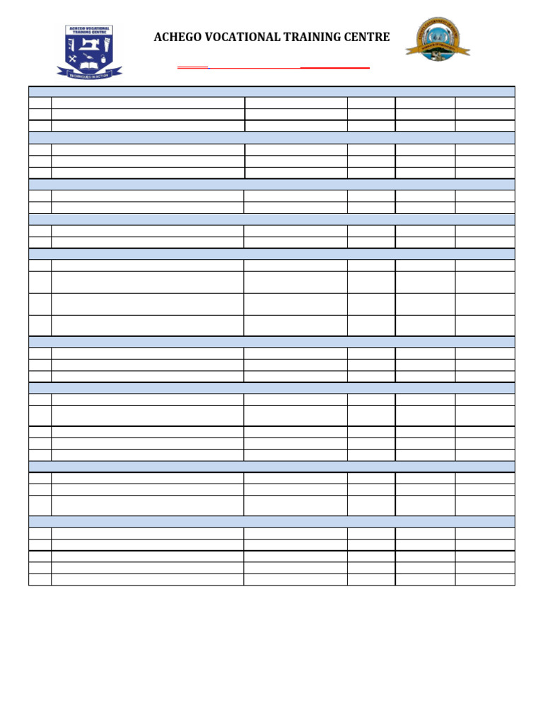 Achego VTC Courses List | PDF