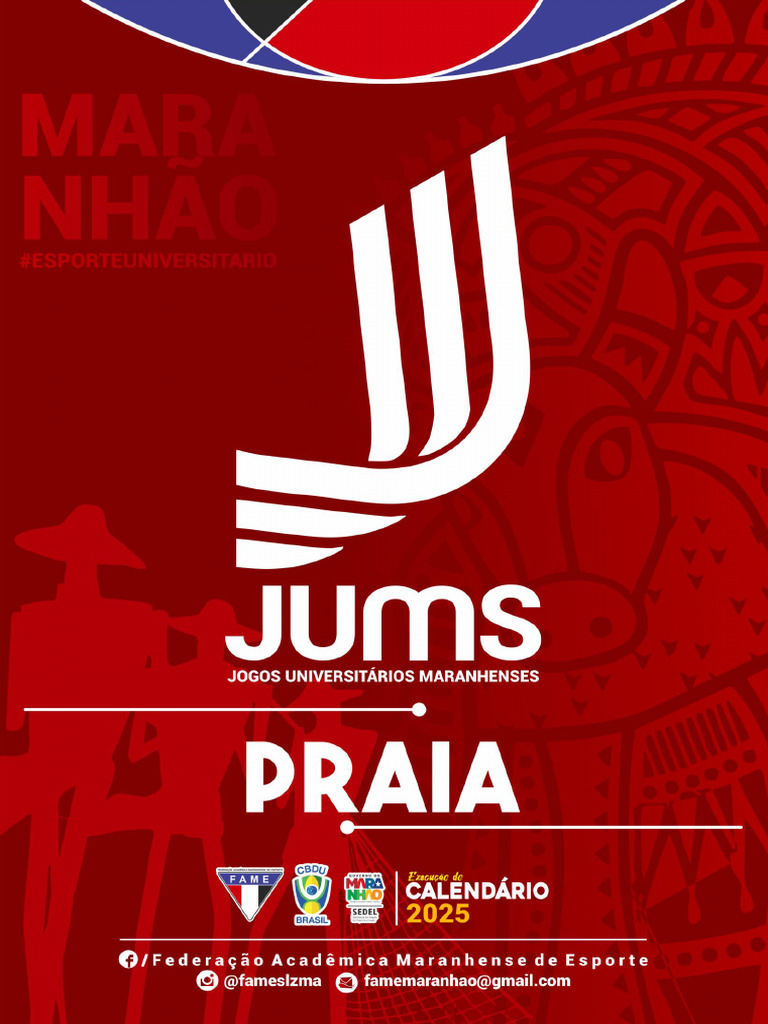 Regulamento JUMs Praia 2025 | PDF | Juiz (esportes) | Pós-graduação
