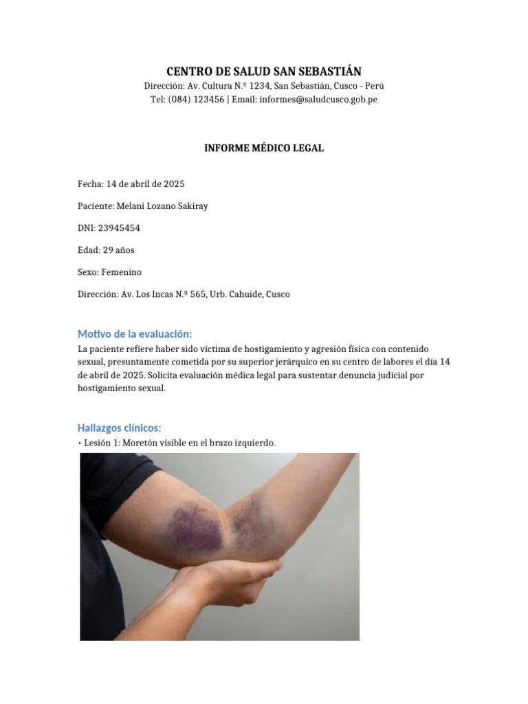 Informe_Medico_Legal_Con_Espacios_Imagenes | PDF