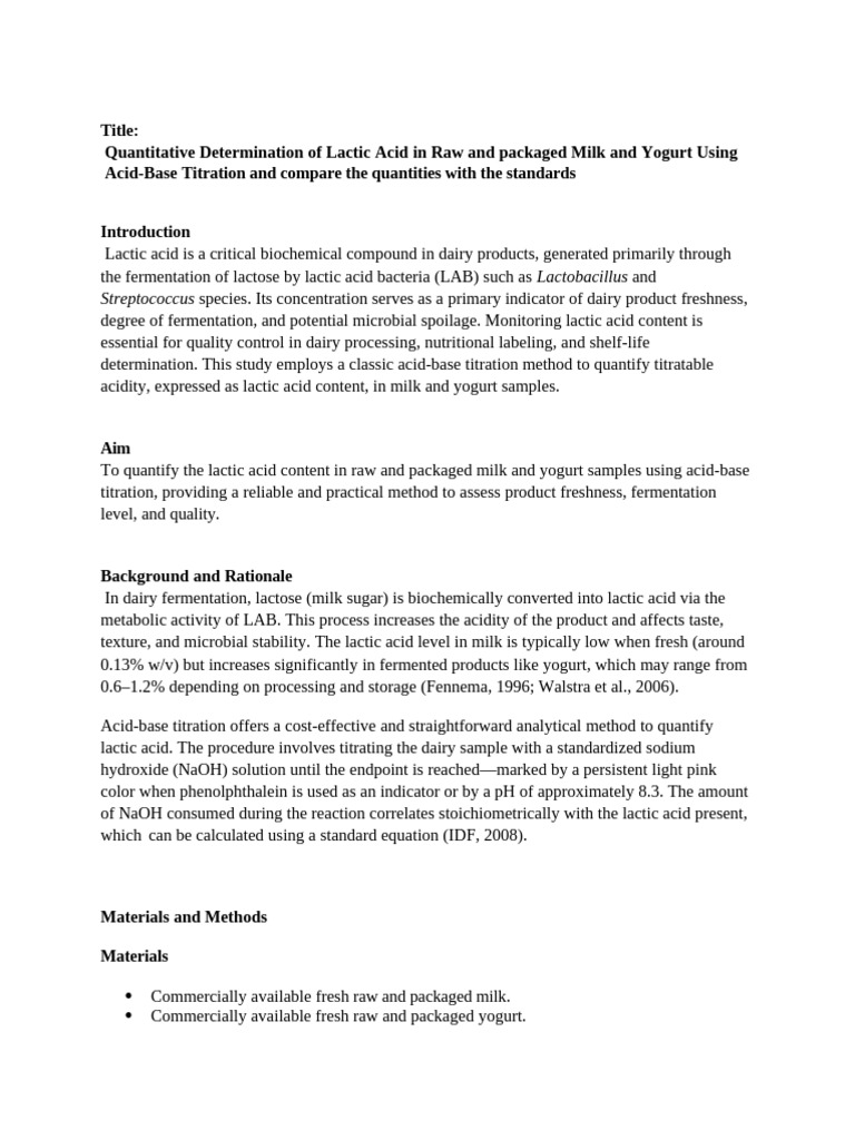 Analysis Research PPR Word | PDF | Titration | Chemistry