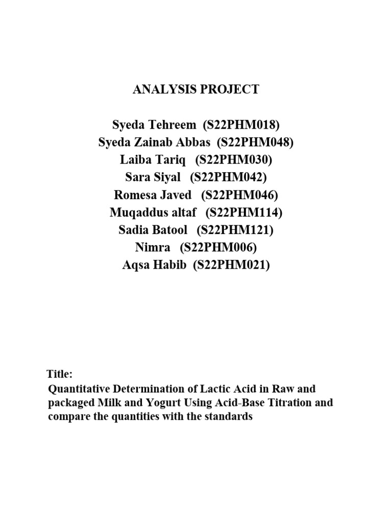 Analysis Research Ppr Word | PDF