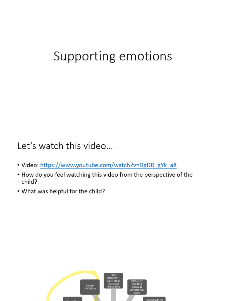 Week 10 - Supporting Emotions and Mental Health | PDF | Autism | Mental ...